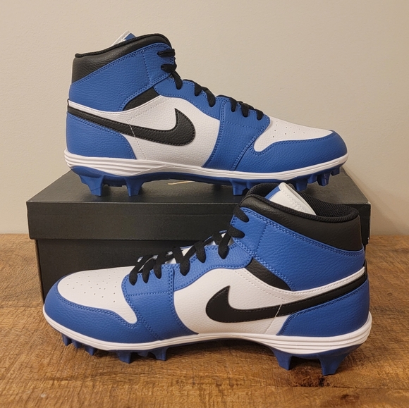 Jordan | Shoes | Nike Air Jordan Football Cleats Mid Td Royal Blue ...